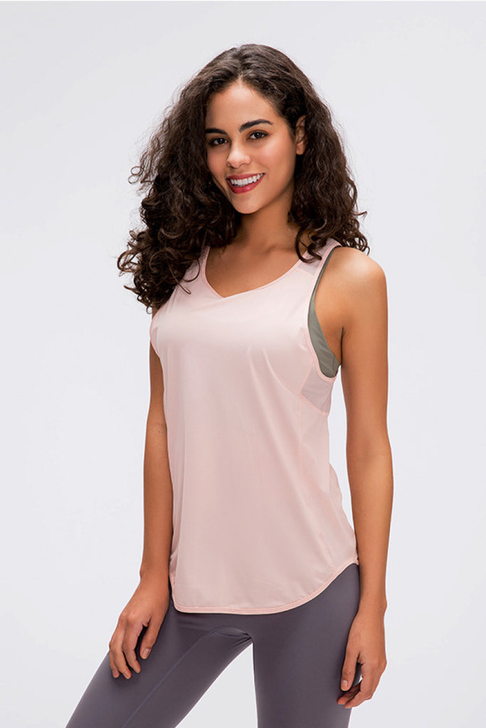 Mesh Panel Active Tank – La Boutique Dacula