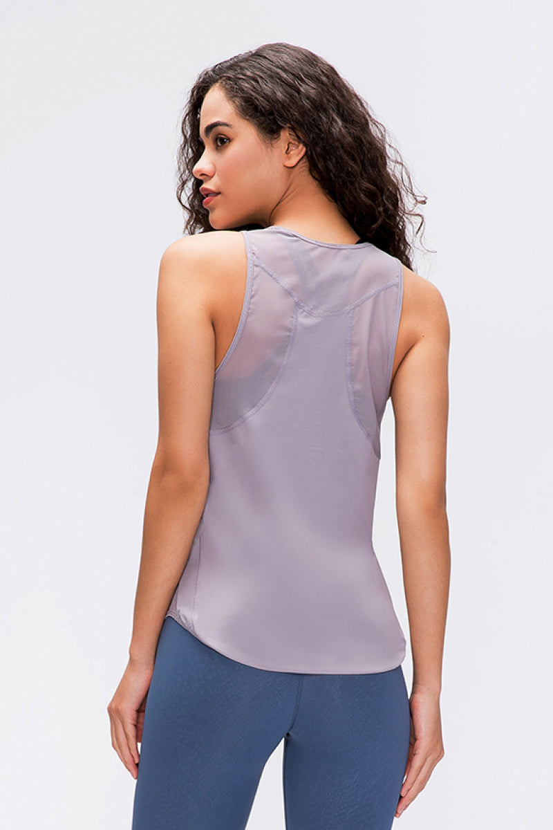 Mesh Panel Active Tank – La Boutique Dacula